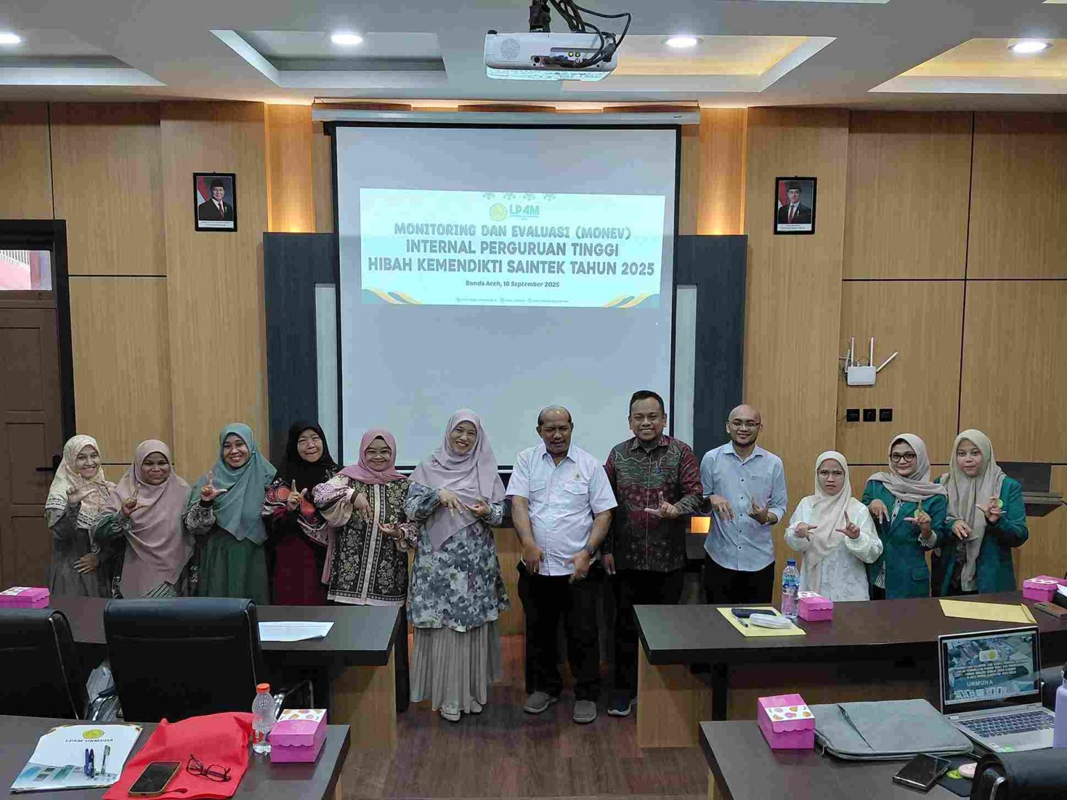 LP4M Unmuha Gelar Monitoring dan Evaluasi Internal Hibah Pengabmas Kemendikti Saintek 2025 ...